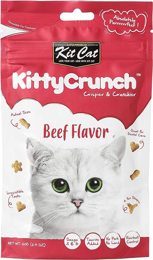 Kit Cat Kitty Crunch Beef Flavour – Petcare Warehouse