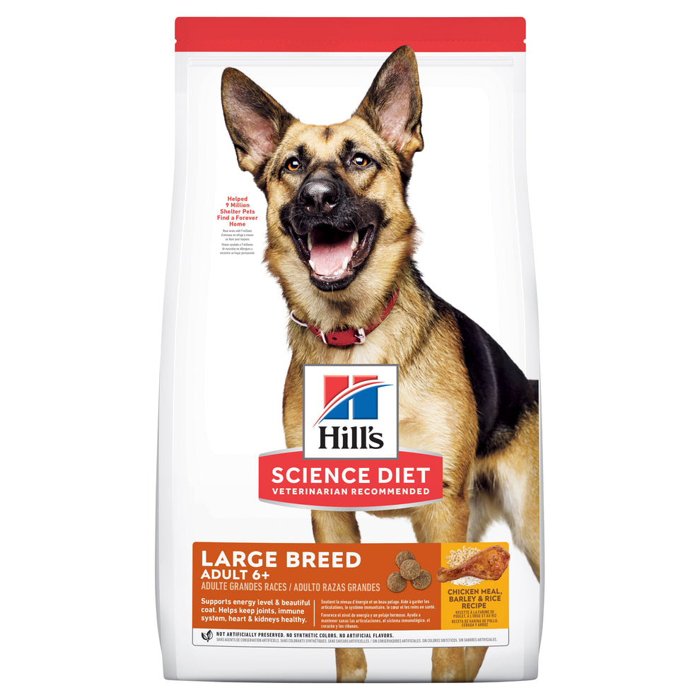 Hill's Science Diet Adult 6+ Large Breed Senior Dry Dog Food 12kg ...