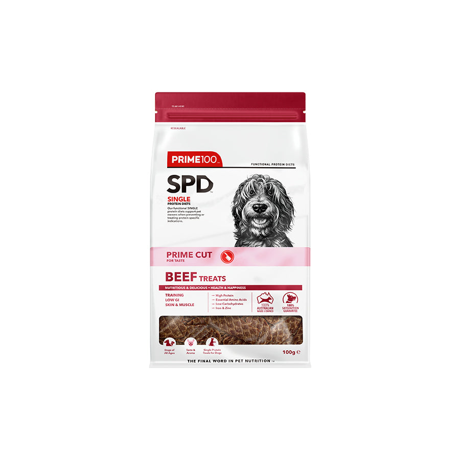 SPD™ Prime Cut Beef Treats 100g – Petcare Warehouse