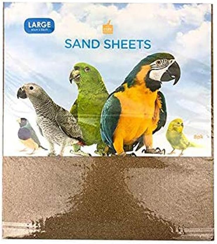 Avian Care Australia Sand Sheets Large 8pk 40x35cm – Petcare Warehouse